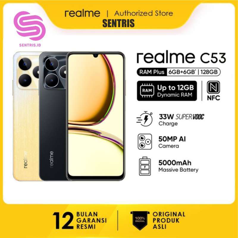 Jual Realme C53 Di Seller Sentris.id Official Store - Sentris - Kota Surabaya | Blibli