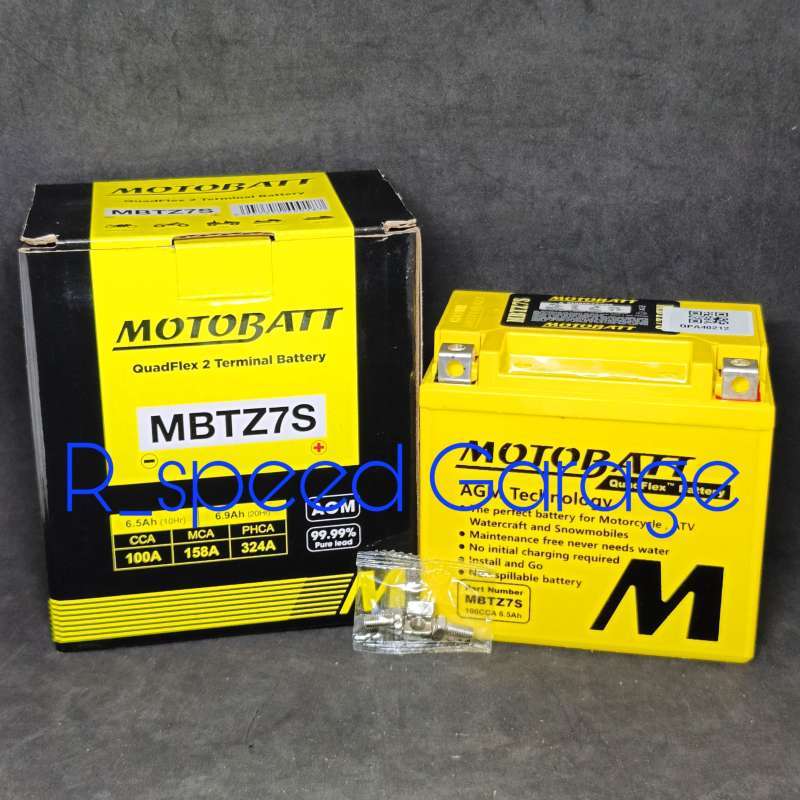 Jual Aki Motobatt Quadflex Mbtz7s Klx 140 150 Dtracker 150 Di Seller R ...