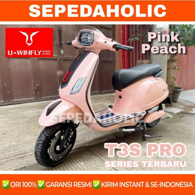Jual Sepeda Motor Listrik UWINFLY T3S NEW / T3S PRO 1200 Watt Electric ...