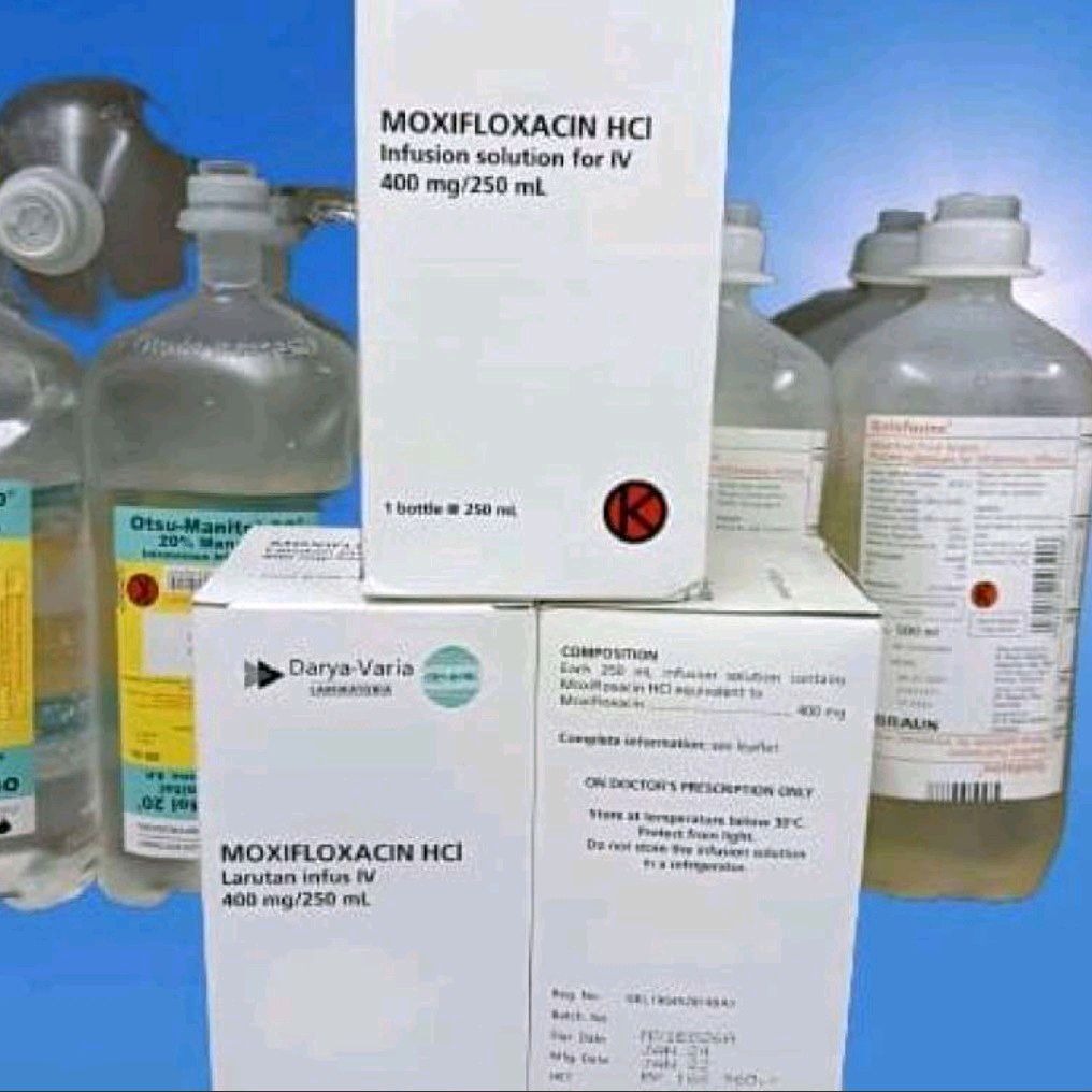 Jual Moxifloxacin HCI Infusion 400mg / 250ml Original Per Box di Seller ...