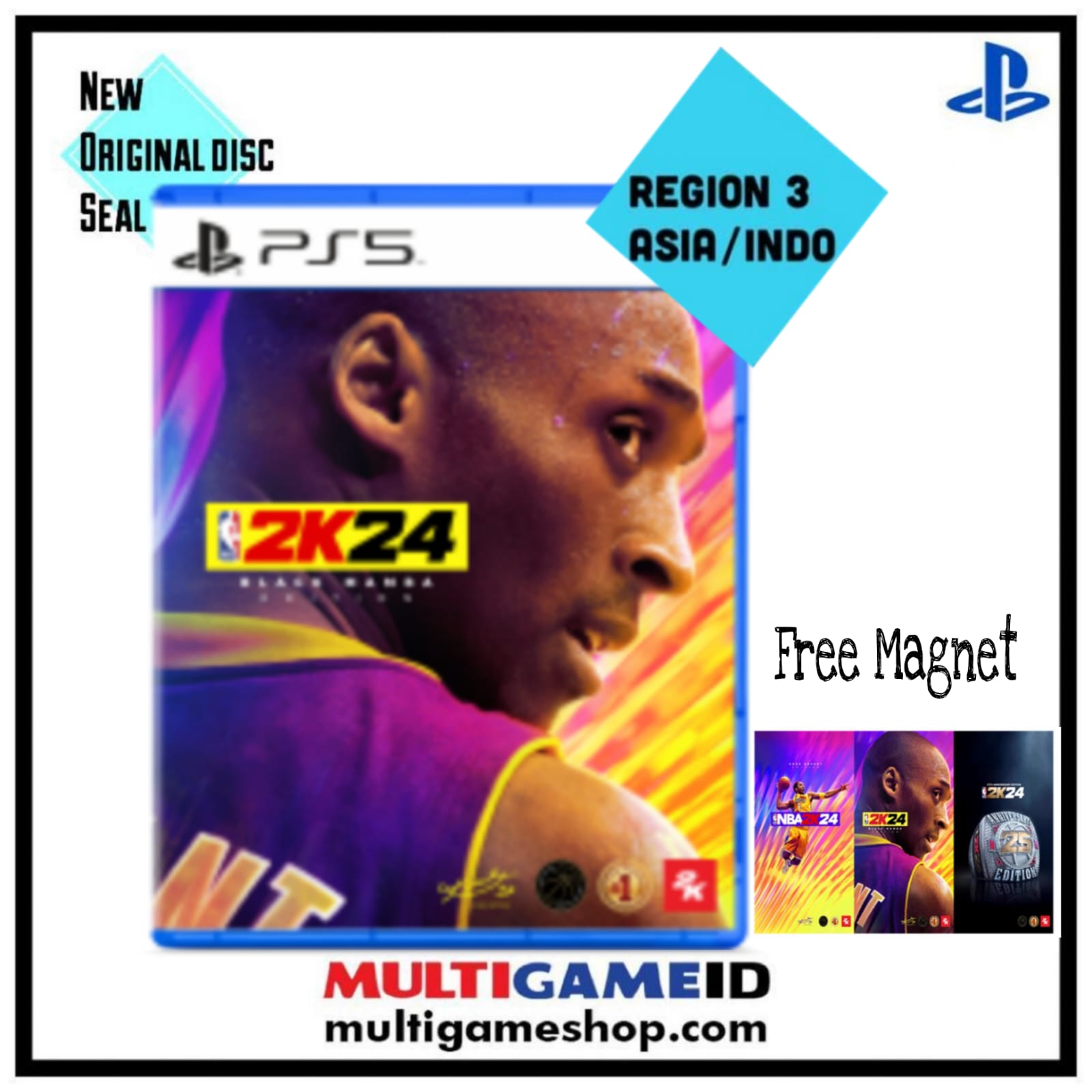Jual PS5 NBA 2K24 Black Mamba Edition English Asia R3 Version di Seller MultiGameID Official ...