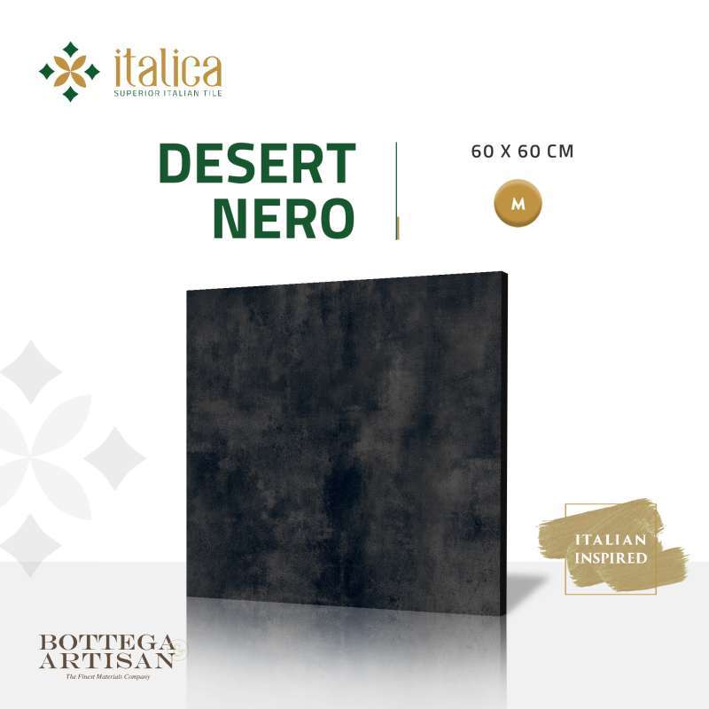 Jual Italica Granite Tile Desert Nero Matt 60x60 Di Seller Bottega ...