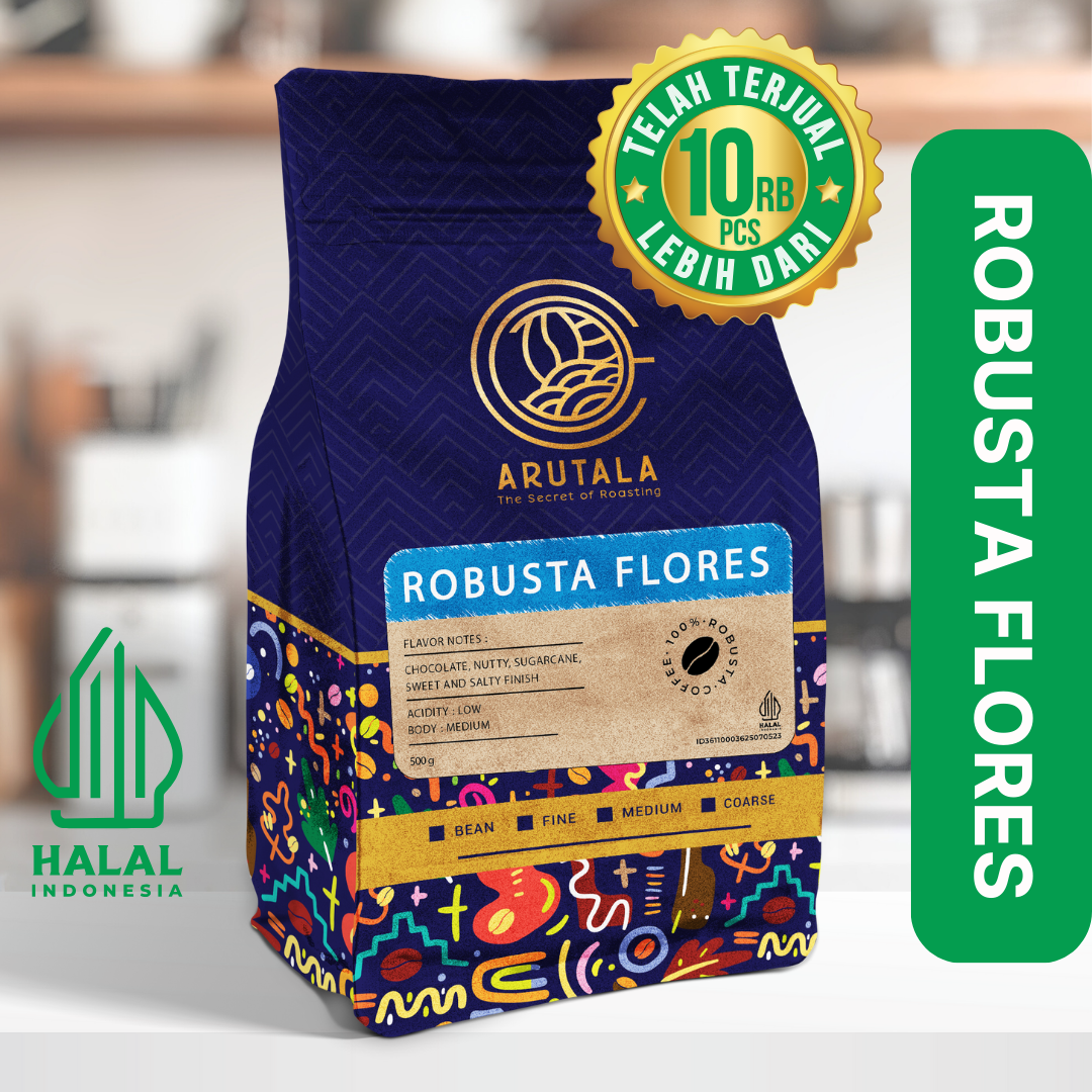 Promo Arutala Kopi Flores Robusta Coffee 1kg - Giling Halus Diskon 29% ...