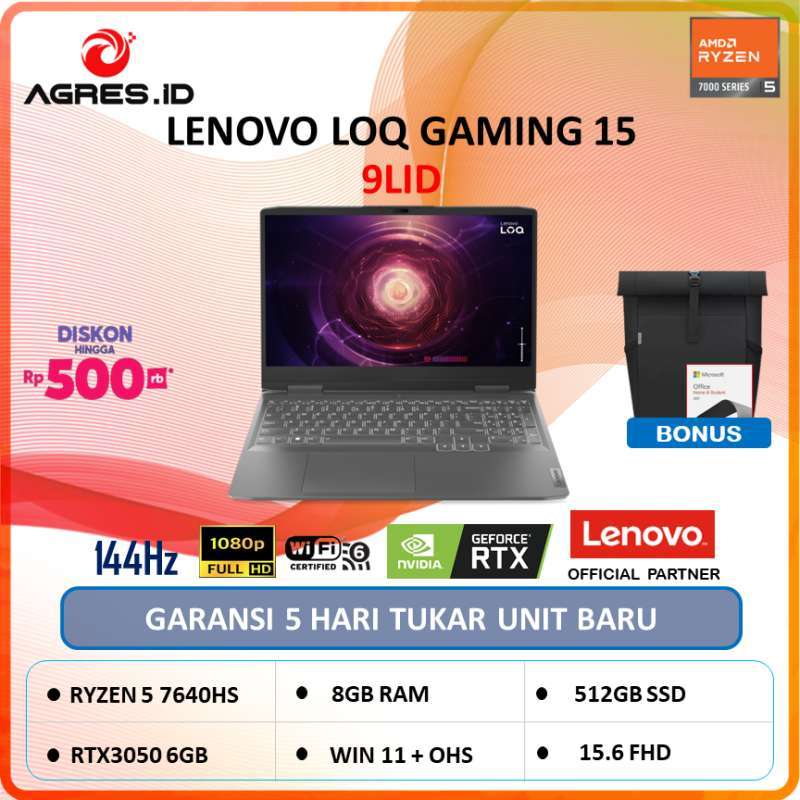 Promo Lenovo Loq Gaming Lid Ryzen Hs Gb Gb Rtx Gb Fhd Hz Win Ohs
