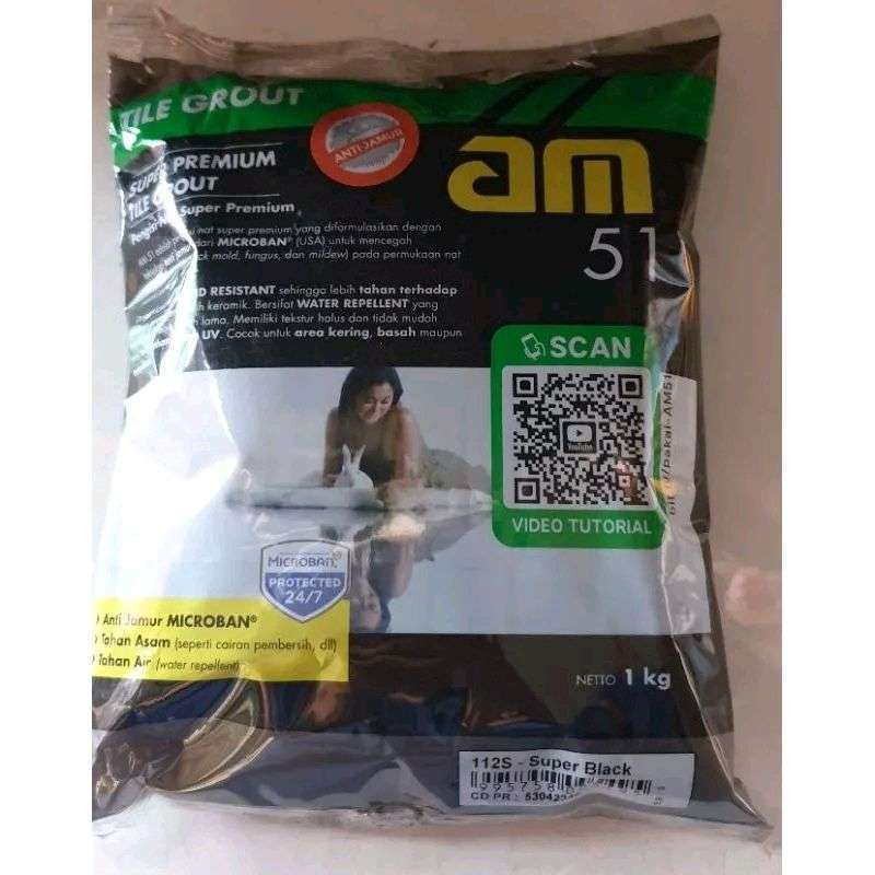 Jual Semen nat premium keramik/granite AM 51 warna hitam di Seller JS6 ...