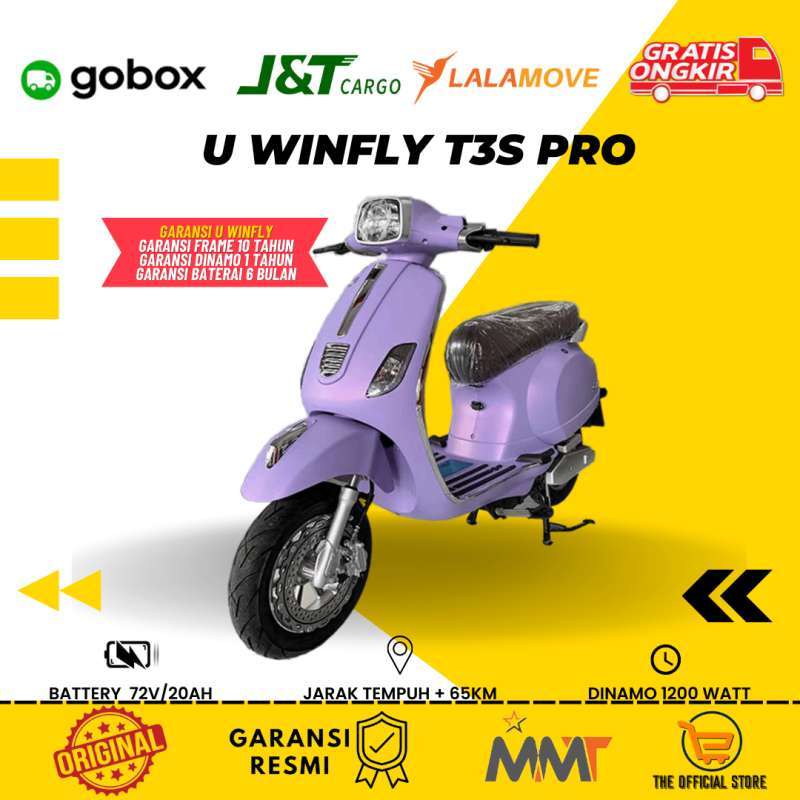 Promo Motor Listrik Uwinfly T3s Pro Garansi Resmi Diskon 10% Di Seller ...