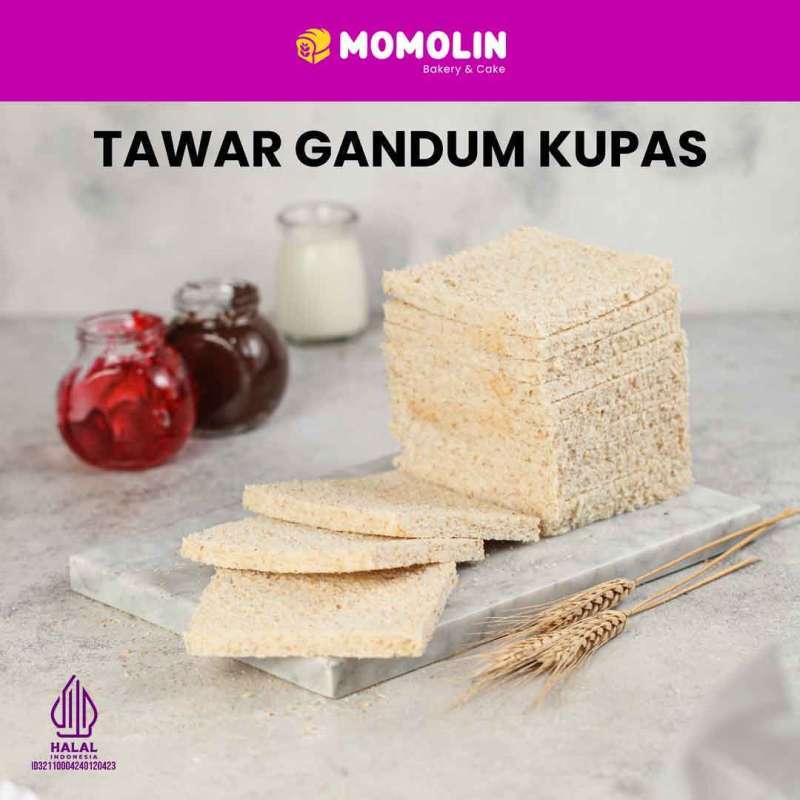 Jual Roti Tawar Gandum Kupas Halal - Roti Tawar Gandum Awet - Roti ...