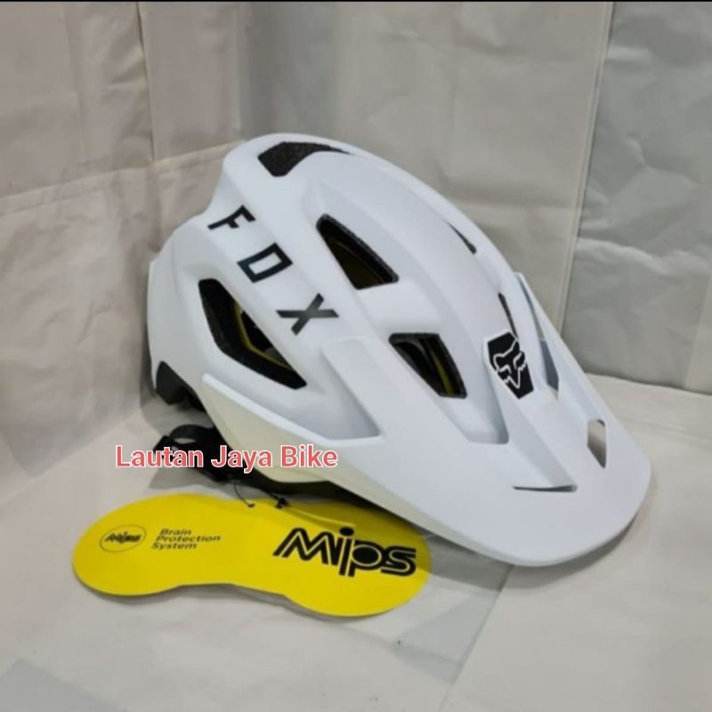 Jual HELM FOX SPEEDFRAME MIPS - WHITE di Seller Lautan Jaya Bike ...
