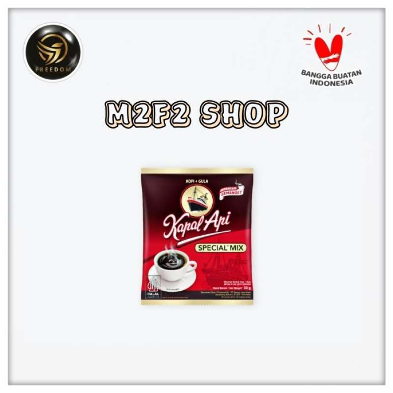 Promo Kopi Kapal Api Hitam + Gula Special Mix Sachet - 23 Gr (kemasan ...
