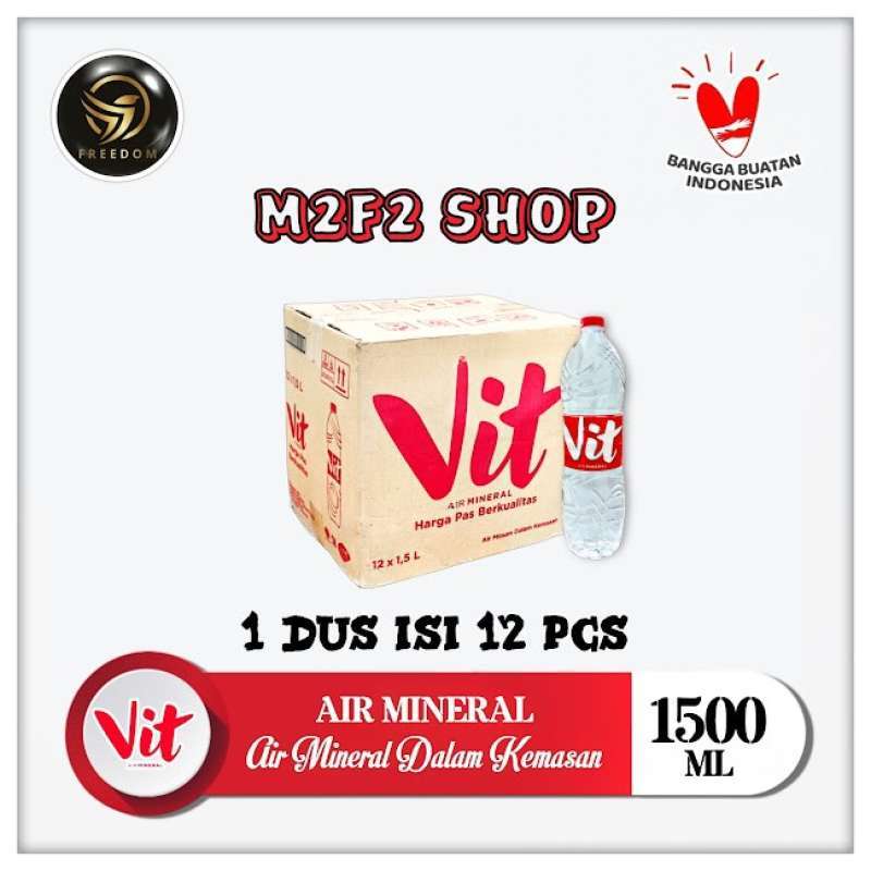 Promo Air Mineral Vit Botol Besar Plastik Pet - 1500 Ml (kemasan Karton) Diskon 13% Di Seller ...