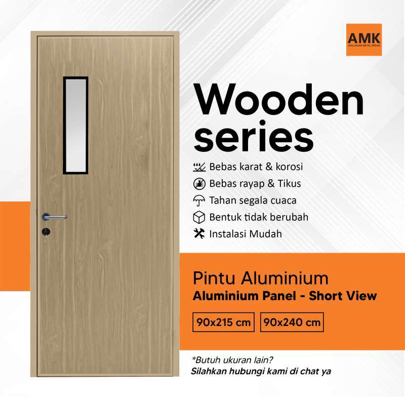 Jual Pintu Aluminium Amk Short View White Oak Di Seller Pintu Amk ...