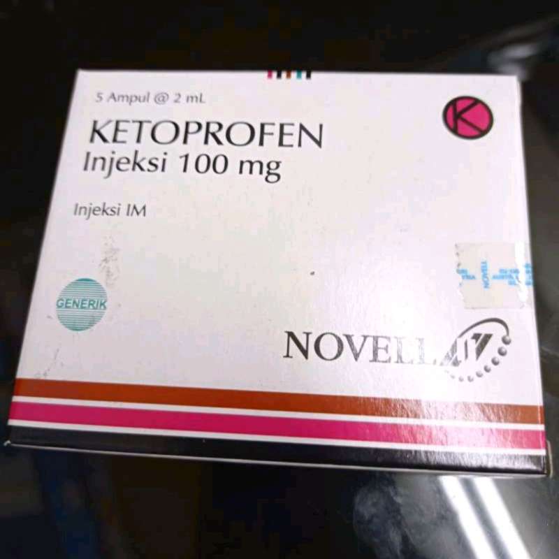 Jual Ketoprofen 100mg Injeksi Per Box Isi 5 Vial Original Di Seller ...