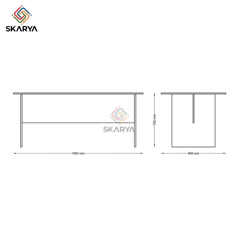 Promo Meja Meeting Kantor Meja Diskusi Meja Rapat KM 1890 P (Baru ...