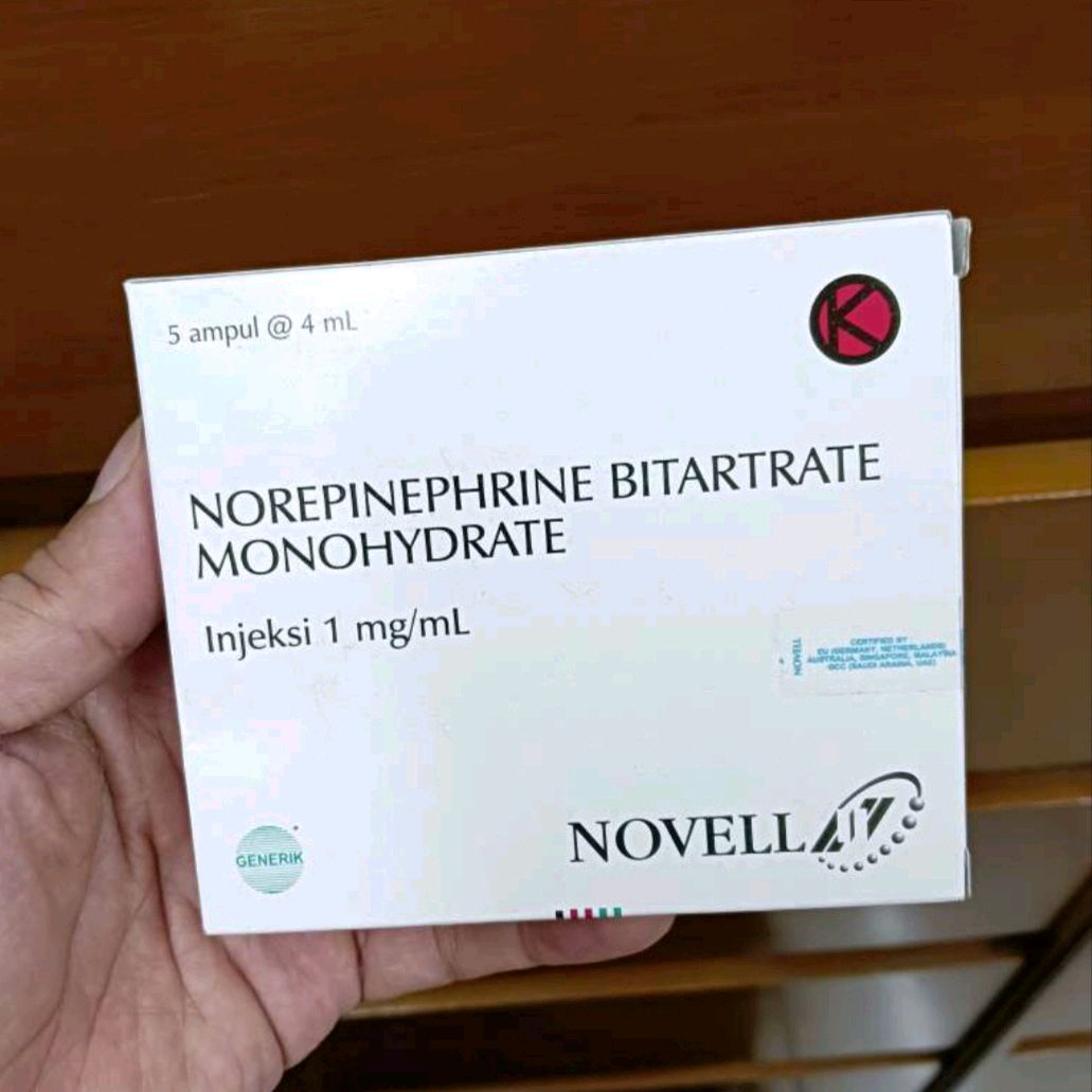 Jual Norepinephrine Injeksi Per Box Original di Seller Apotek Balanak ...