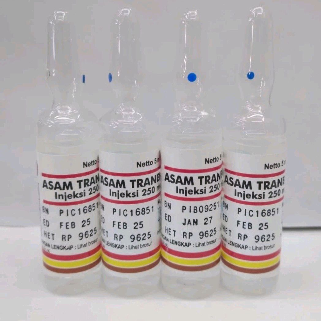 Jual Asam Traneksamat 250mg Injeksi Per Ampulan Original di Seller ...