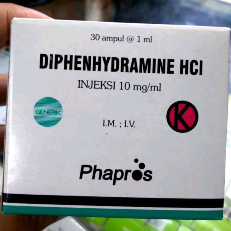 Diphenhydramine Injeksi Lengkap Harga Terbaru Juli 2024 | Blibli