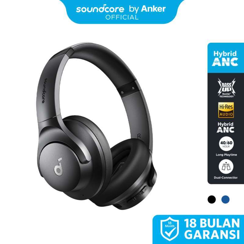 Promo Anker Q20i Bluetooth Headphones With Mic Hi-res Hybrid Anc ...