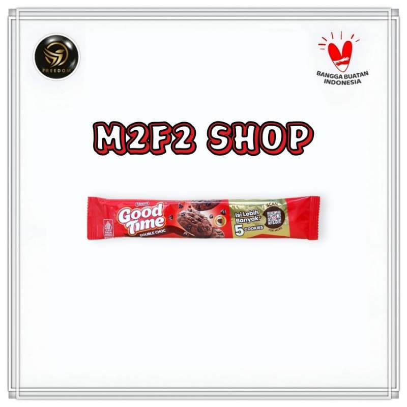 Promo Good Time Double Choco Cips Cookies Kukis Cokelat - 26,5 Gr ...