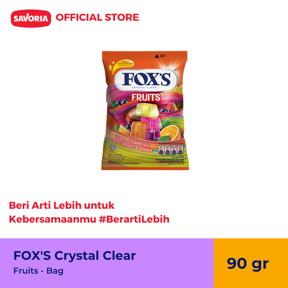 Promo Fox's Fruits Permen Rejuvenate 90 G Diskon 17% Di Seller Savoria ...