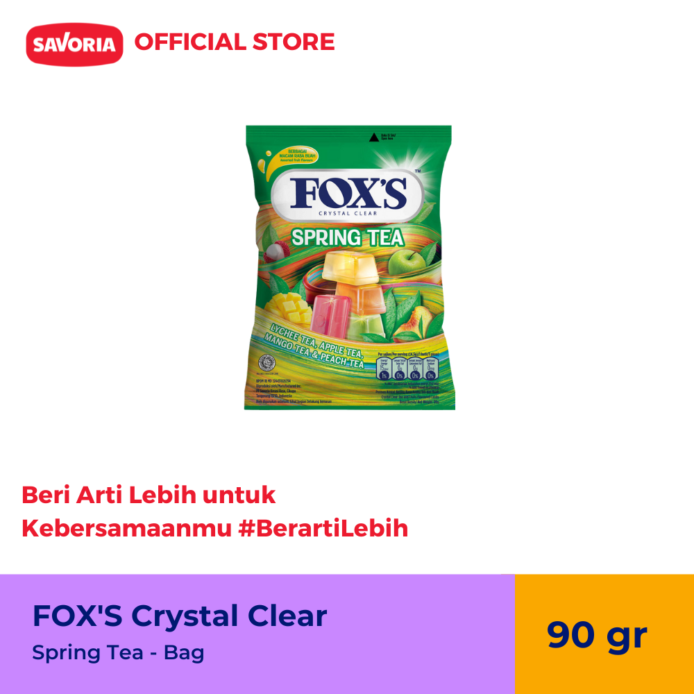 Promo FOXâ€™S Spring Tea Permen RejuvenateÂ #FriendshipDay 90 g Diskon ...