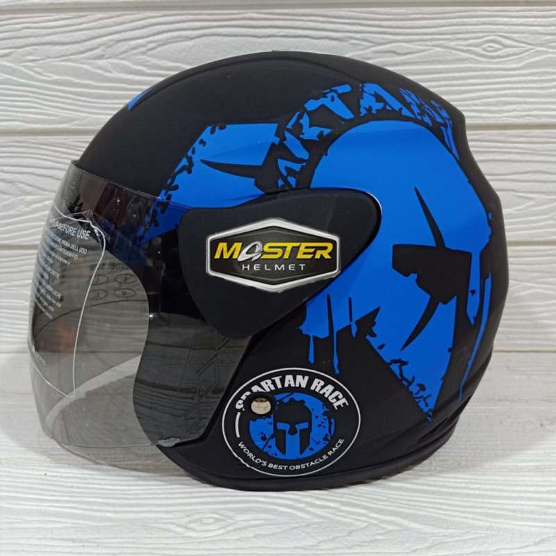 Promo Helm Half Face Evolution Motif Spartan Race Mirip Gm Evo Murah ...