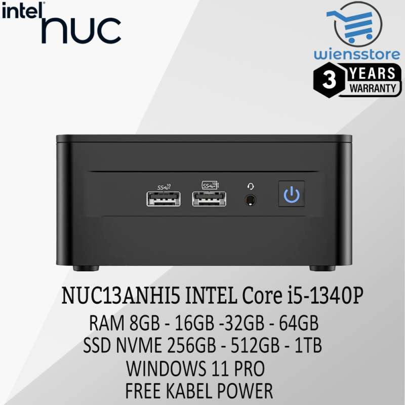 Promo Mini Pc Intel Nuc I3 Gen 13 Fullset Win11 +ram +ssd| Intel ...