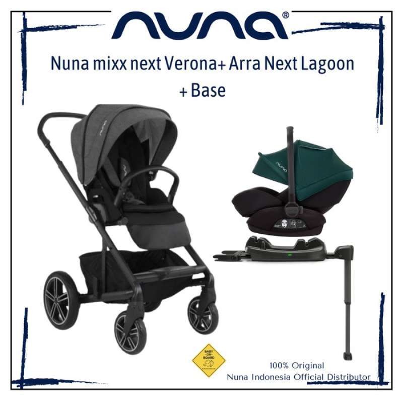Jual Stroller Nuna Mixx Next Include Nuna Arra Next With Base Car Seat ...