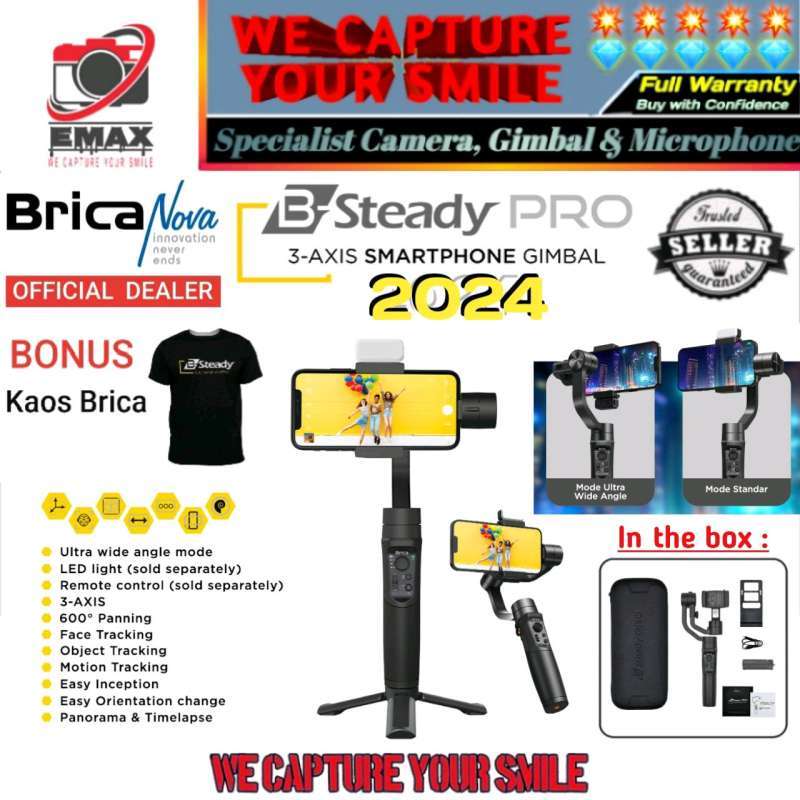 Jual Brica B-Steady PRO - BSteady PRO - B Steady PRO 3 Axis Gimbal ...
