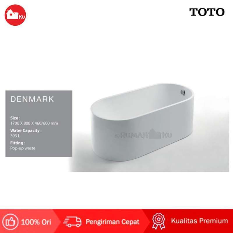 Jual Toto Bathtub Atelier Denmark Free Standing Acrylic Bathtub Di Seller Rumahku Sanitary ...