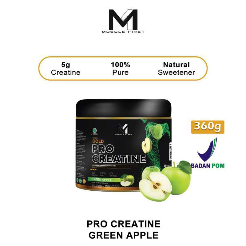 Jual Muscle First Creatine 360gr | Muscle First Pro Gold Creatine ...