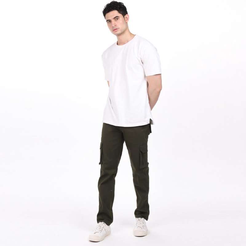 Jual Cargo Pants Pria / Celana Cargo Panjang Pria Side Pocket - MOCCA ...