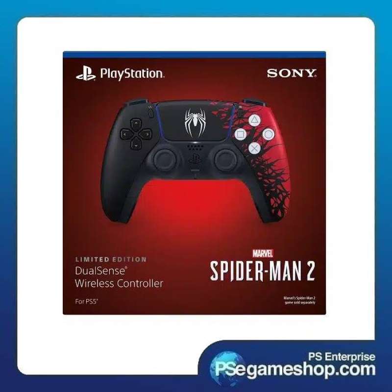 Promo PS5 DualSense Wireless Controller Marvels SpiderMan 2 Limited ...