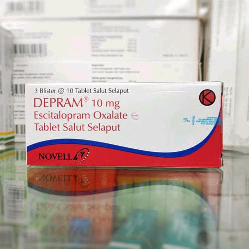 Jual Depram 10mg Per Box Isi 30 Tablet Original(resep Dokternya Foto ...