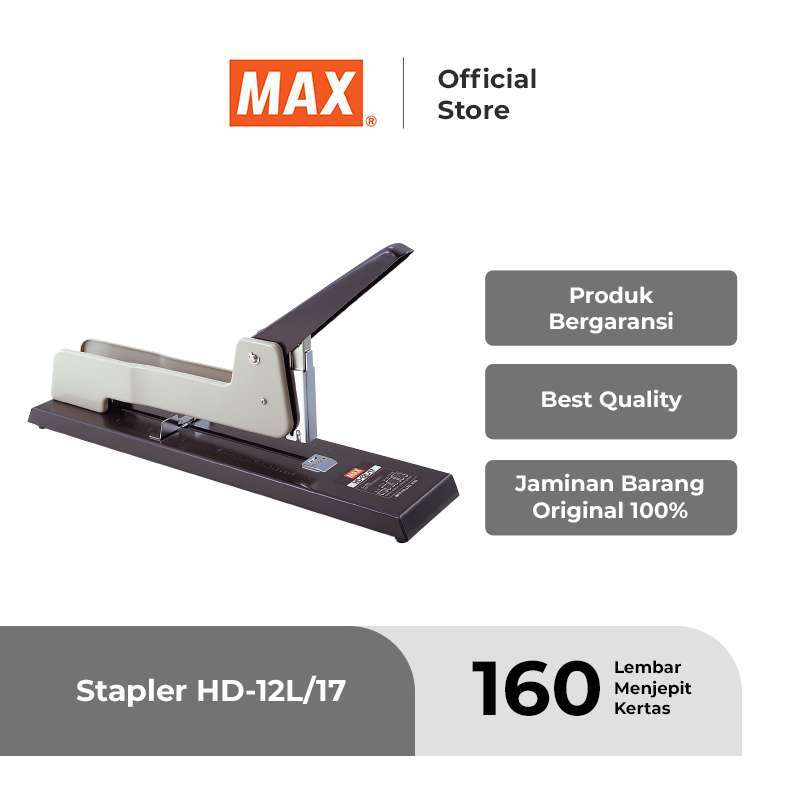 Jual Stapler Max Hd 12 L 17 Original Harga Termurah Mei 2024 | Blibli