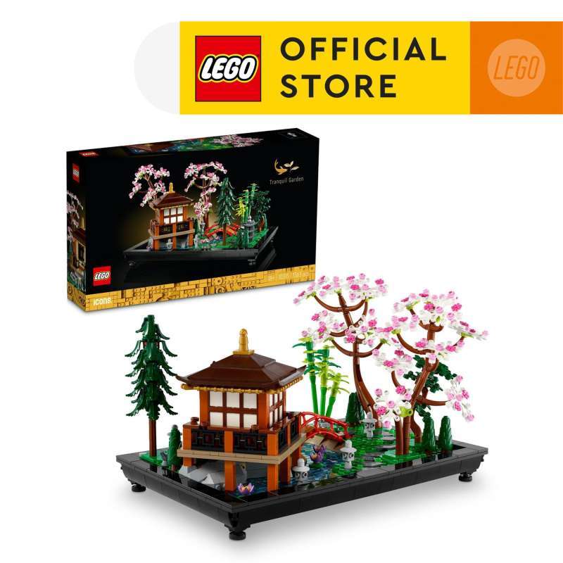 Jual Lego Icons 10315 Tranquil Garden Building Kit For Adults (1,363 ...