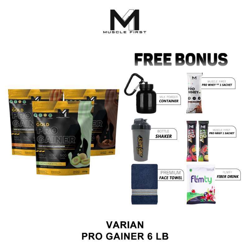 Jual Muscle First Pro Gainer 6Lbs Caramel Fusion (11 Servings ...