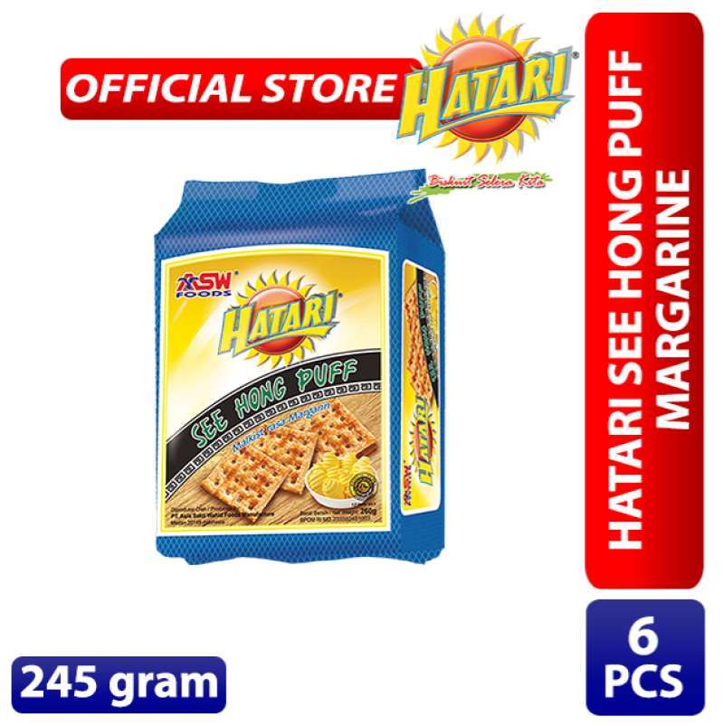 Promo Hatari See Hong Puff Margarin 245 gr ( 6 pcs ) - Banded Diskon 38 ...