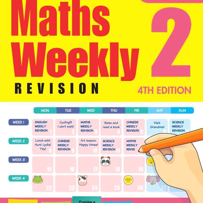 Jual Maths Weekly Revision Primary 1/ Primary 2/ Primary 3/ Primary 4 ...