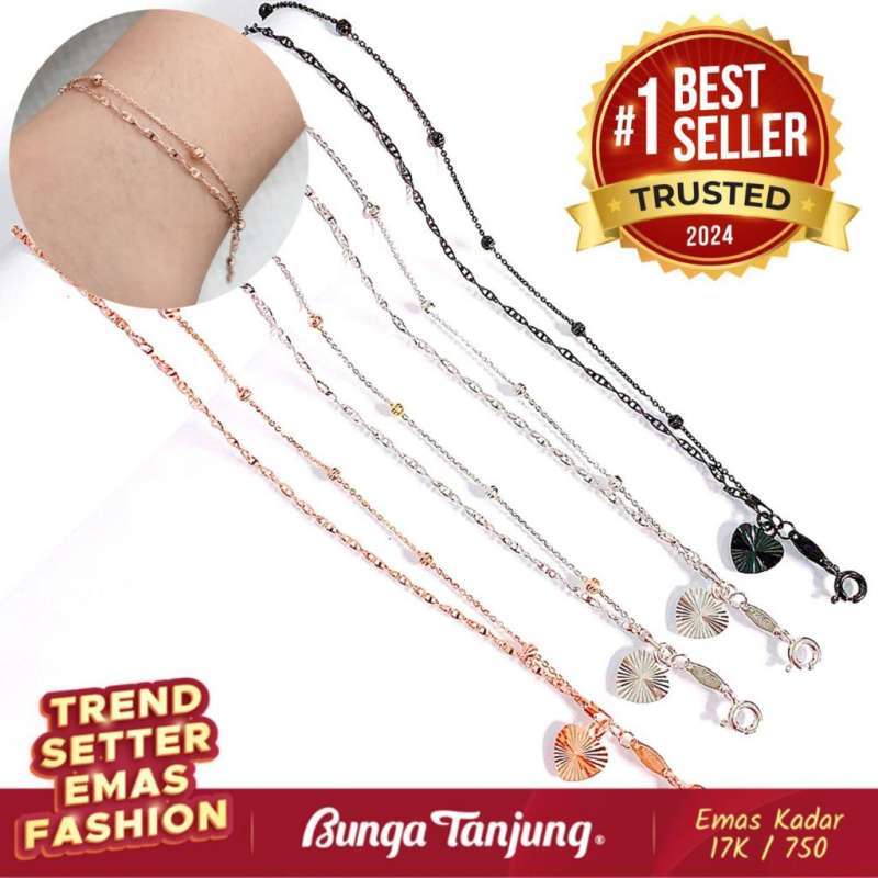 Harga Kalung Emas Bunga Tanjung Original Model Terbaru Agustus 2025