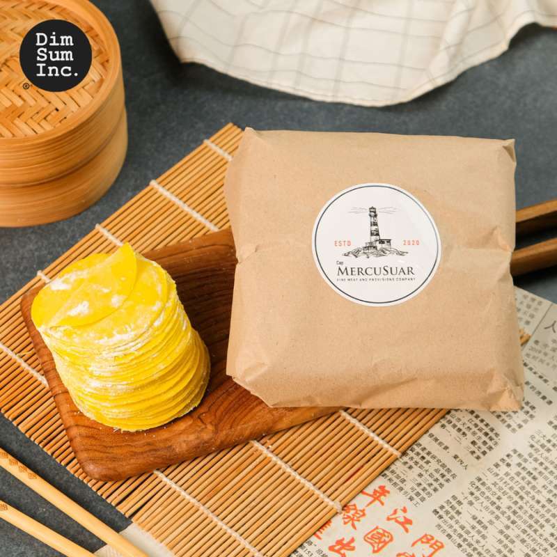 Jual Kulit Siomay Premium Kuning Bulat 8cm Dimsum Gyoza Dumpling Frozen ...