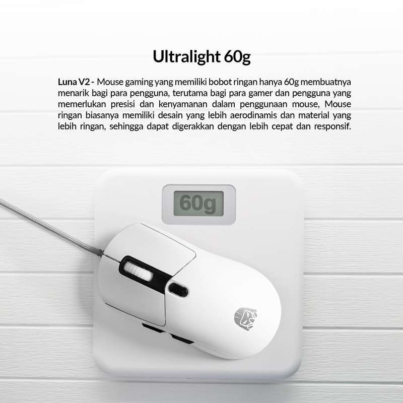 Promo Mouse Gaming Digital Alliance Wired RGB Lightweight Macro 6 ...