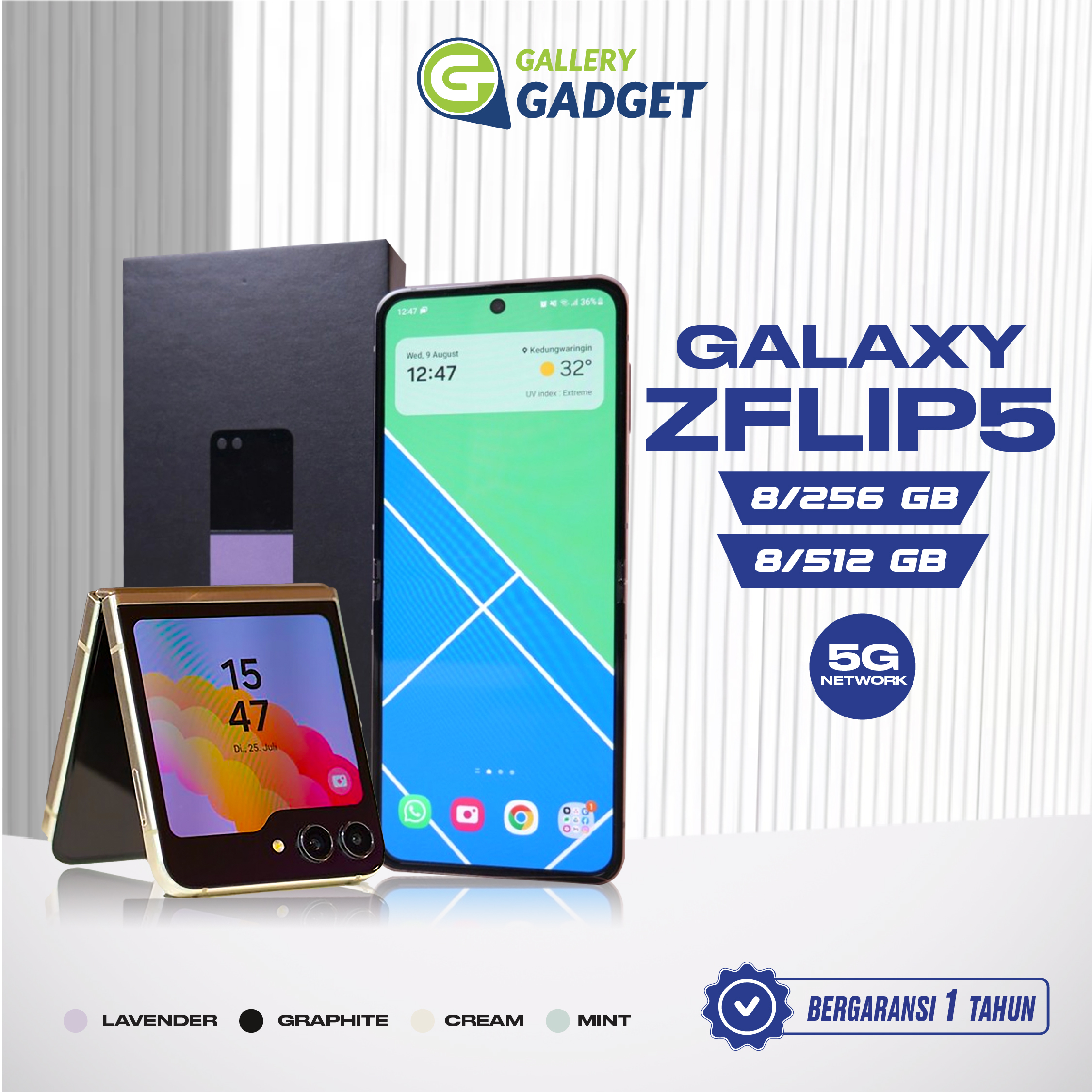 Promo Samsung Galaxy Z Flip 5 5g 8/256 8/512 Flip5 Zflip Zflip5 Garansi ...