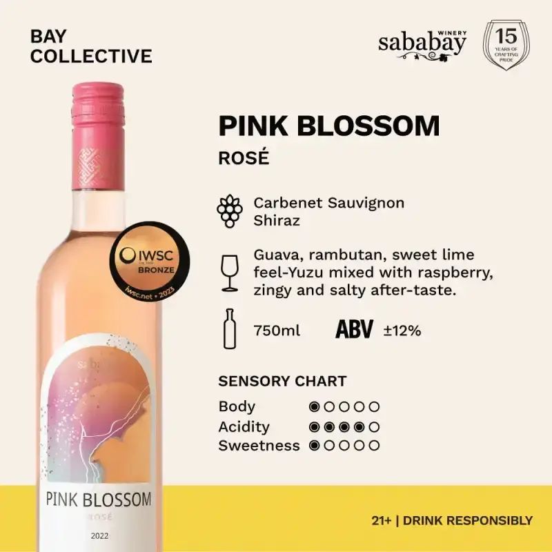 Jual Sababay Wine Pink Blossom Terbaik Mei 2026 - Harga Murah & Gratis ...