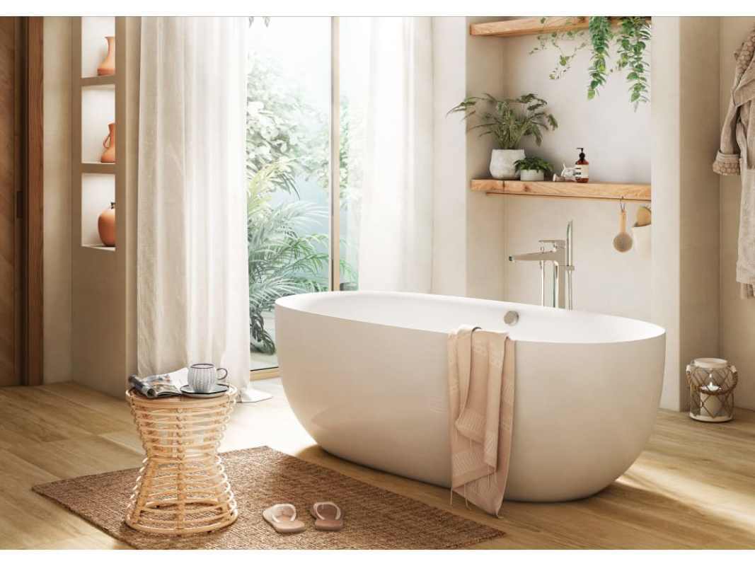 Jual Roca Virginia Oval Standing Bathtub / Bak Mandi / Bath Tub ...