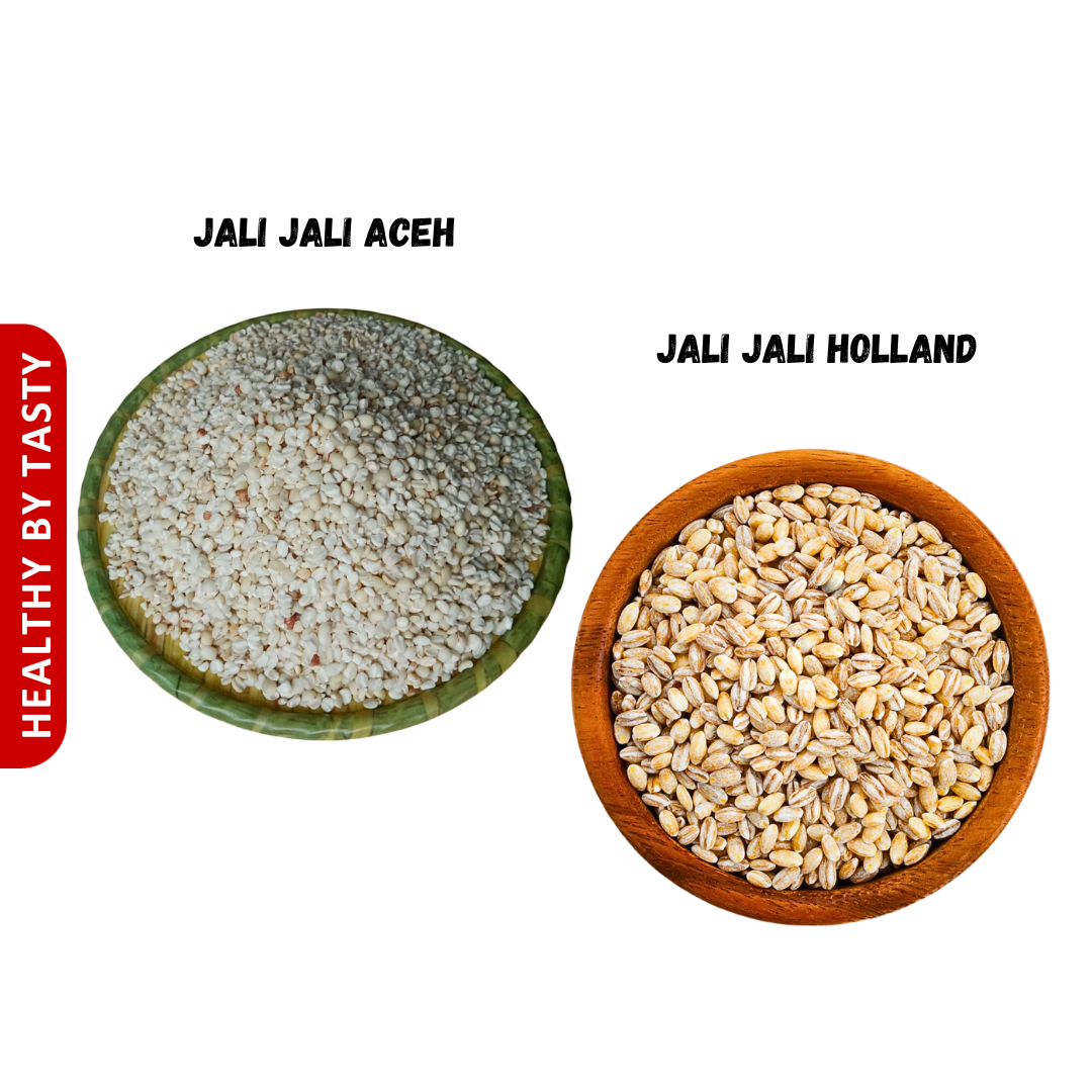 Promo Biji Jali-Jali Holland Jali Lokal Aceh Khasiat Untuk Kesehatan Pearl Barley 200gr Diskon ...