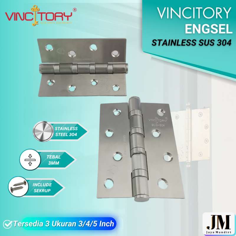 Promo Vincitory Engsel Pintu Stainless Tahan Karat / Engsel Jendela ...
