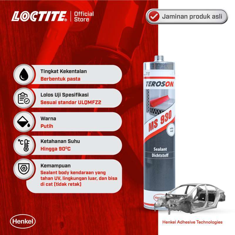 Promo Teroson Ms 930 Polyurethane Sealant Kaca 310 Ml - Putih Twin Pack ...