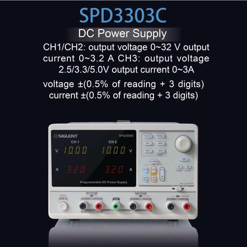 Jual Programmable Dc Power Supply Siglent Spd3303c Di Seller Young ...
