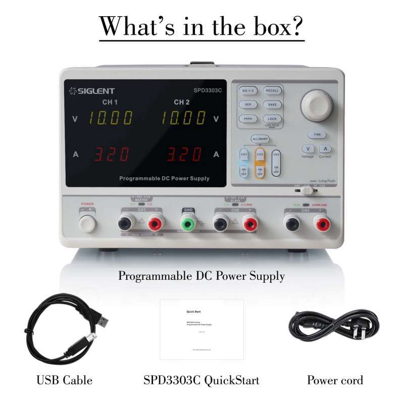 Jual Programmable Dc Power Supply Siglent Spd3303c Di Seller Young ...