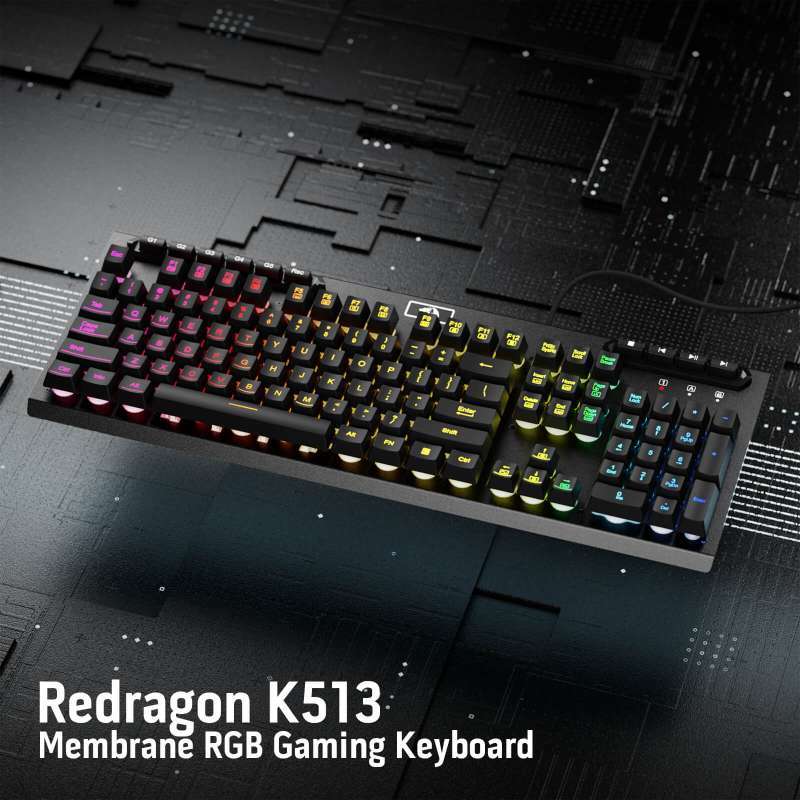 Jual Redragon Membrane Gaming Keyboard Rgb Aditya - K513-rgb Di Seller Redragon Indonesia ...